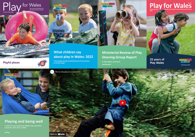 Play Wales 2023 publications - Play Wales